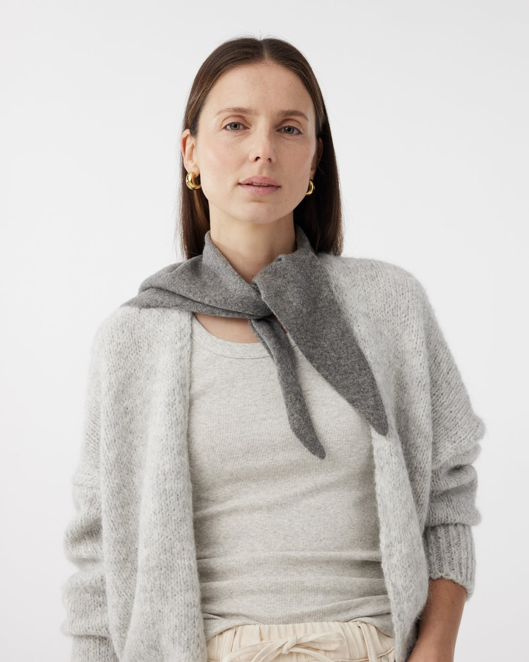 Sissy Scarf | Mid Grey – Knit-ted